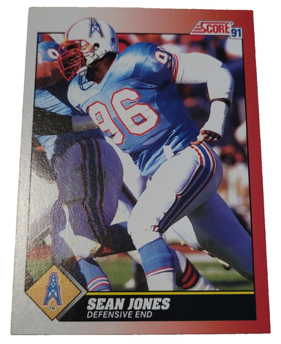 1991 Score Sean Jones Houston Oilers #196 NFL Football Card (I5 | eBay