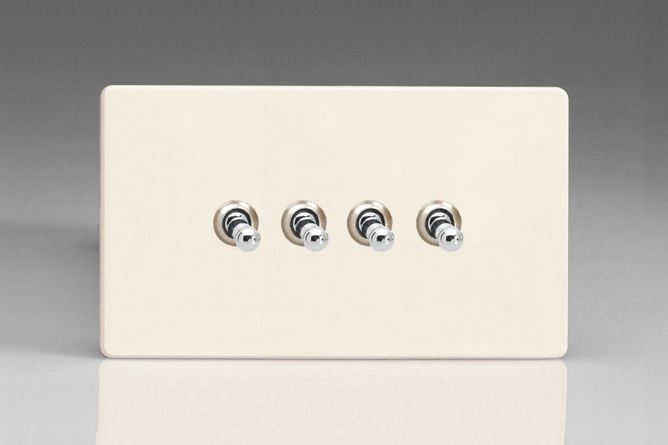 Varilight Screwless Primed PDB Light Switch & Socket Range Paint Your ...