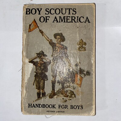Boy Scouts Of America Handbook For Boys 13th Edition 1915 | eBay