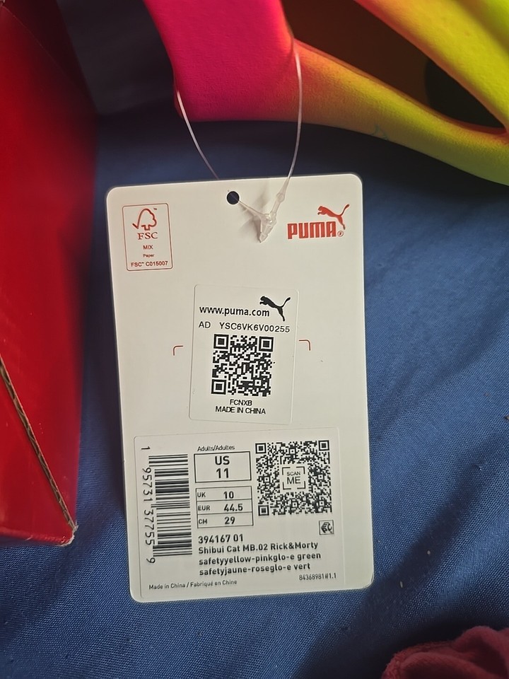 Puma Lamelo Ball MB2 RICK & MORTY 394167 01 Shibui Cat Slide MB.02 Size ...