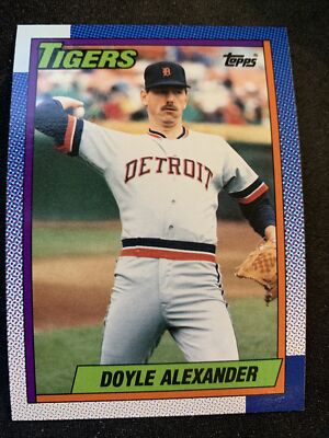1990 TOPPS BASEBALL CARD #748 DOYLE ALEXANDER DETROIT TIGERS NMMT FREE ...