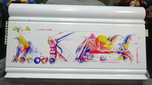 OLD SCHOOL PRECISION POWER PPI AX400 ART SERIES 4 CHANNEL AMP BUILT-IN ...