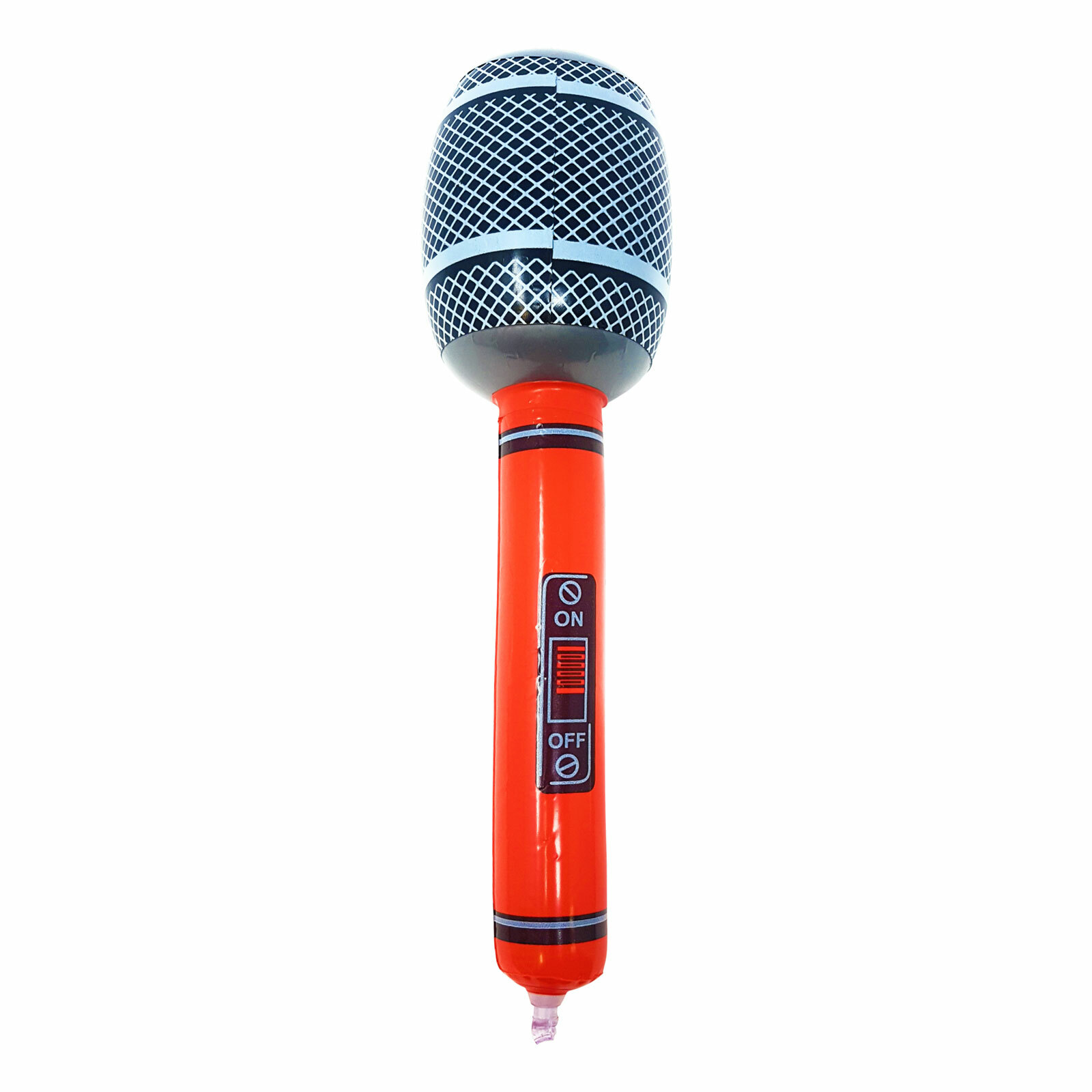 Inflatable Microphone Blow Up Fancy Dress Party Disco Musical Accessory ...