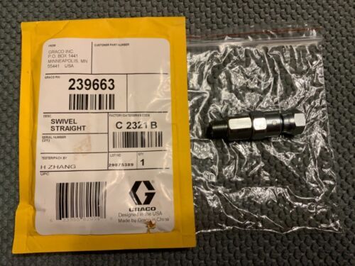Graco 239663 Gun Swivel 1/4"m X 1/4"f Leather Seals 3600psi for sale ...