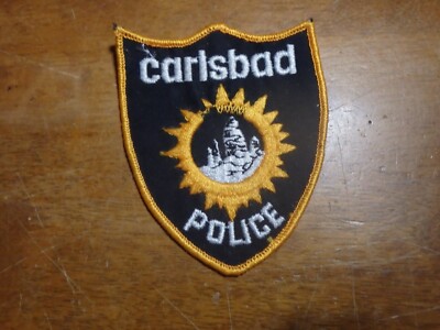 CARLSBAD NEW MEXICO POLICE DEPARTMENT EARLY OBSOLETE PATCH BX 25#14 | eBay