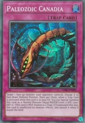 Yugioh-Paleozoic Canadia-Super Rare-UNL-OP06 EN006 (NM) | eBay UK