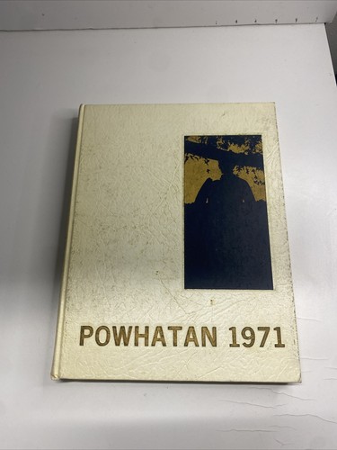 Powhatan 71 1971 School Class Yearbook Pictures Potomac High School Oxon Hill MD | eBay