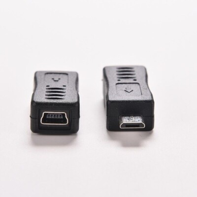 Mini USB Female to / Micro USB male Connector Converter USB Adapter ...