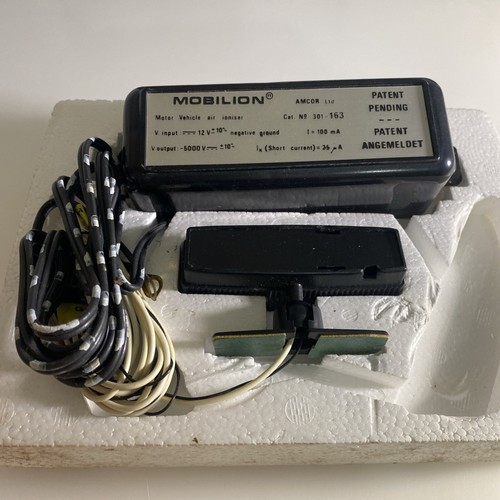 Rare VTG Amcor Ionizer Air Cleaner Automobile Car Israel Mobilion ...