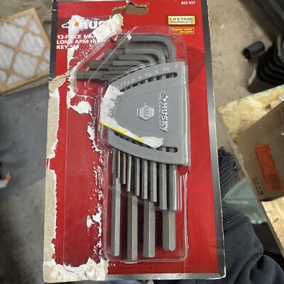 Husky Metric Long Arm Hex Key Set (13-Piece) Free Priority Shipping 843 ...