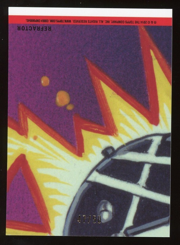 DISGUSTIN JUSTIN 2014 Garbage Pail Kids GPK Chrome GOLD REFRCATOR 47a ...