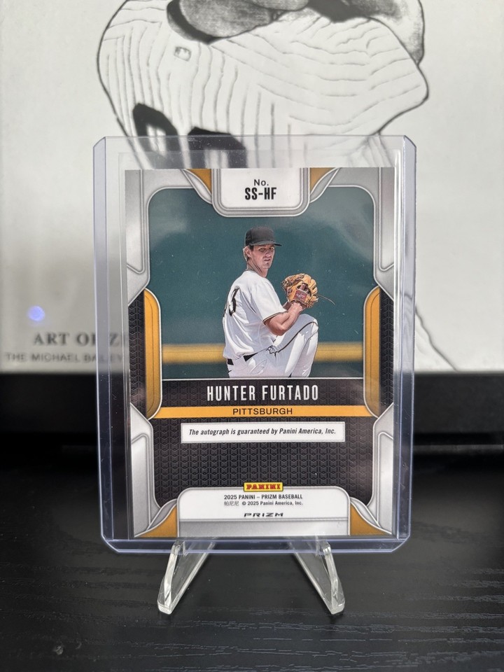 2025 Prizm Baseball Hunter Furtado Sensational Signatures Green Prizm ...