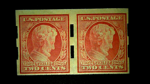 U S Stamps 368 two cent Lincoln mint Schermack III pair cv 57.50 | eBay