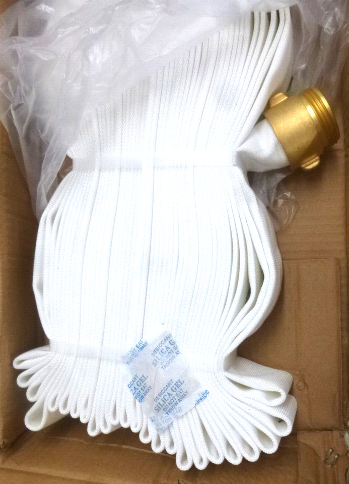 Pin Rack Fire Hose: 100 FT., 1 1/2"Hose Inside Dia., Rocker Coupling ...