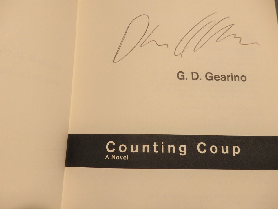 Counting Coup by G. D. Gearino Signed | eBay