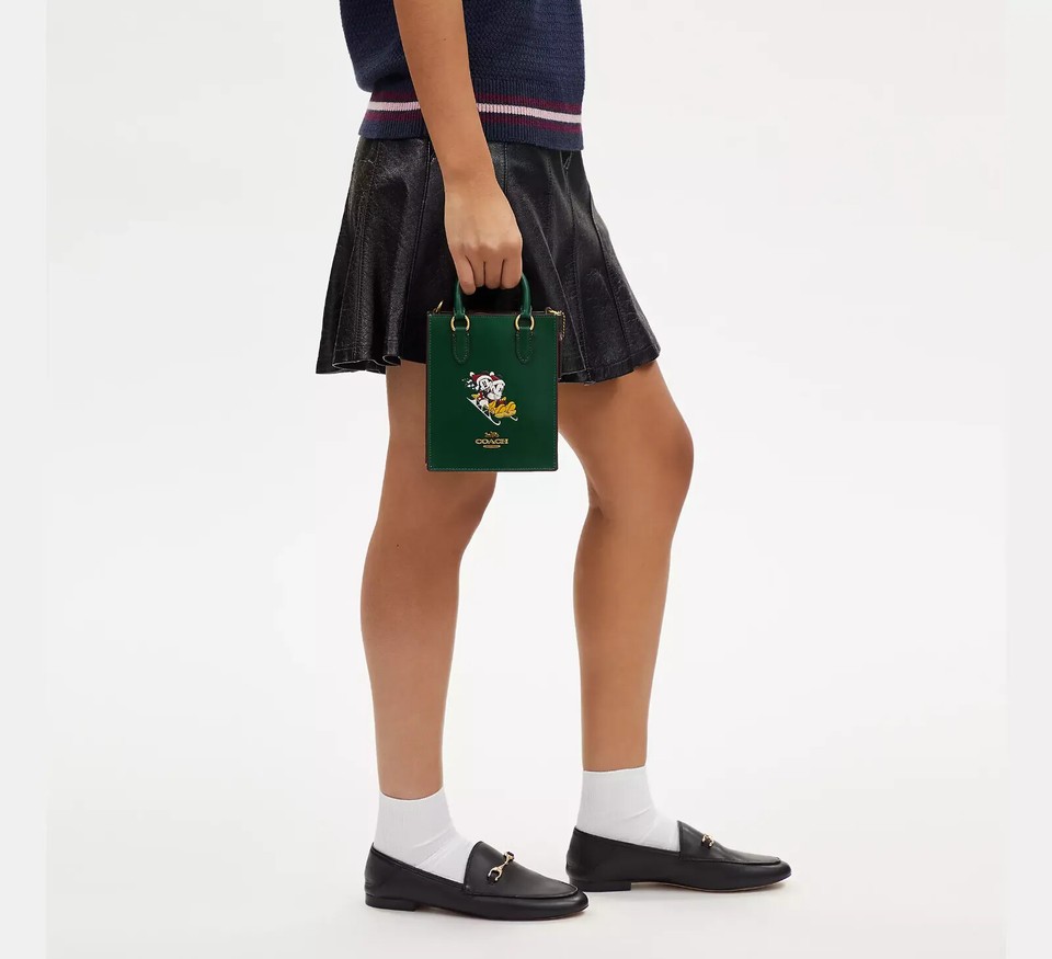 NWT Disney X Coach North South Mini Tote With Sled Motif/Minnie Mouse ...