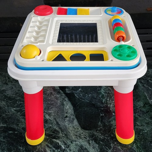 Vintage Fisher Price Activity Table 1992 ~ WITHOUT Gears or Shapes Hard to Find | eBay