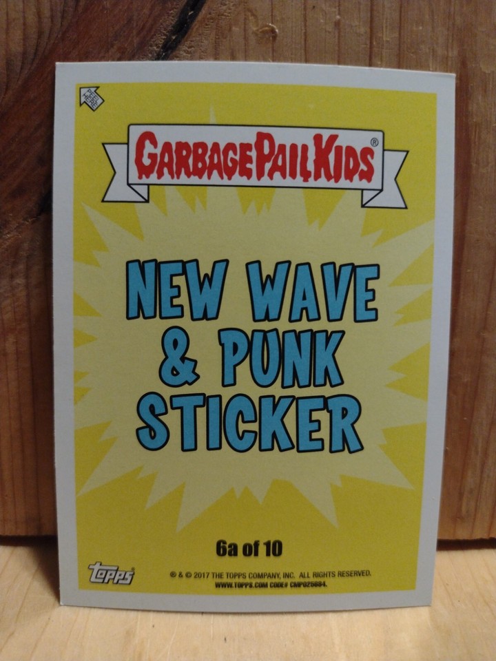 2017 GPK: NEW WAVE &PUNK STICKER. TV TOM 6a of 10 . B2 | eBay