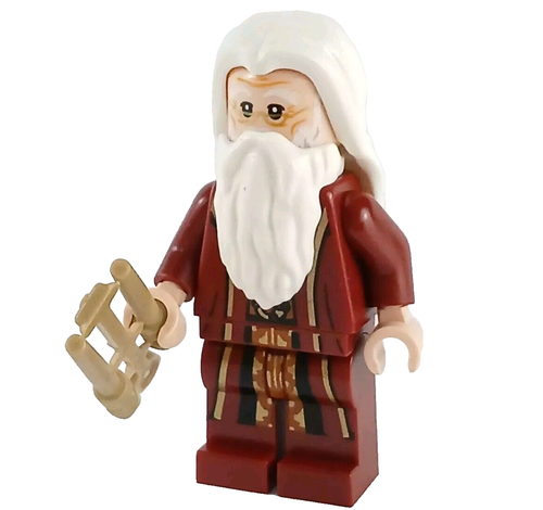 LEGO Harry Potter Minifigure ALBUS DUMBLEDORE with Magic Wand hp354 6pc ...