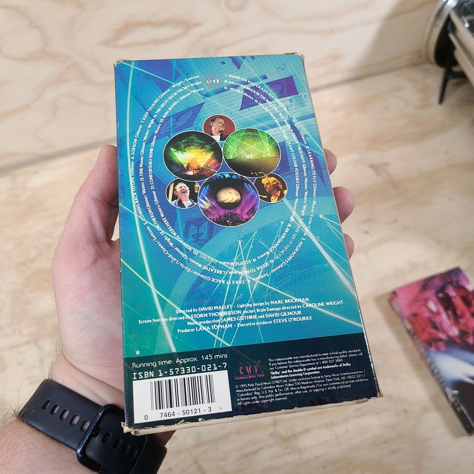 Pulse [Video] by Pink Floyd (VHS, Jun-1995, Columbia (USA)) 74645012131 ...