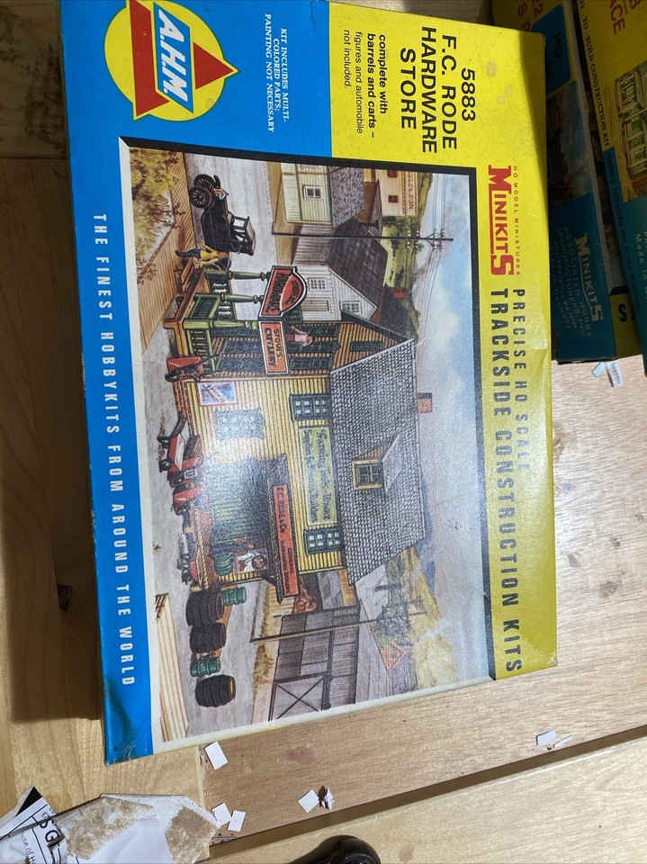 AHM Minikits HO Scale F.C. Rode Hardware Store Kit, Vintage #5883 New ...