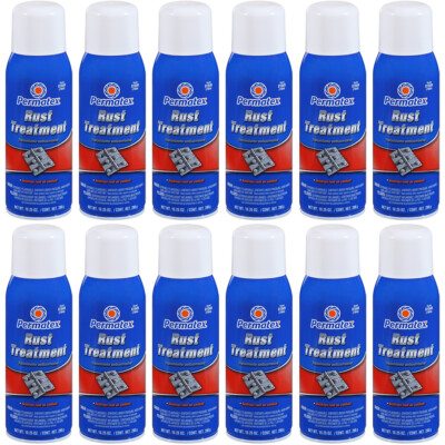 Permatex 81849 Rust Treatment Spray Aerosol Can Set 123oz (12x10.25oz ...