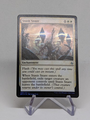 Stasis Snare FOIL - MTG Magic the Gathering - Battle for Zendikar | eBay