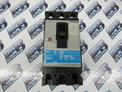 Siemens ED43B040 Circuit Breaker 40 Amp 480 Volt 3 Pole Bolt On 18K ...