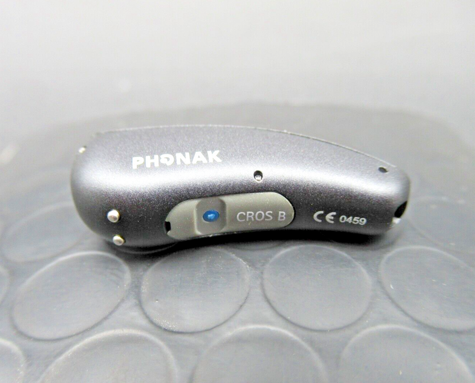 Phonak CROS B-R Hearing Aid Velvet Black P8 LEFT SINGLE *Factory ...