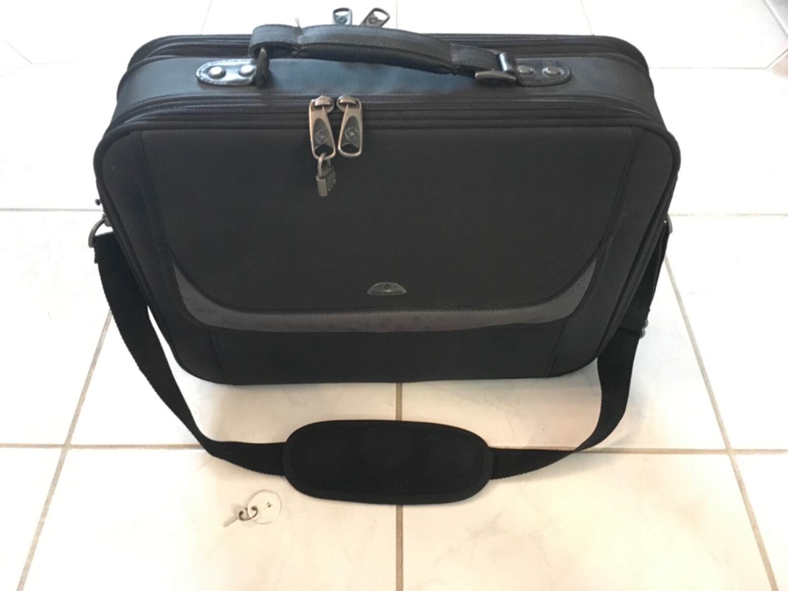 Samsonite canvas portfolio,work, computer bag, business case, briefcase ...