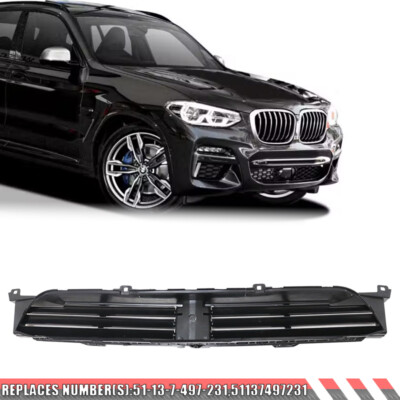 For BMW X3 X4 2018-2021 Radiator Support Air Intake-Shutter w/motor ...