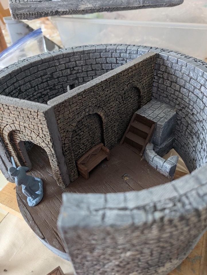 Conte Warlord Tower Playset Custom Interior Walls last set | eBay