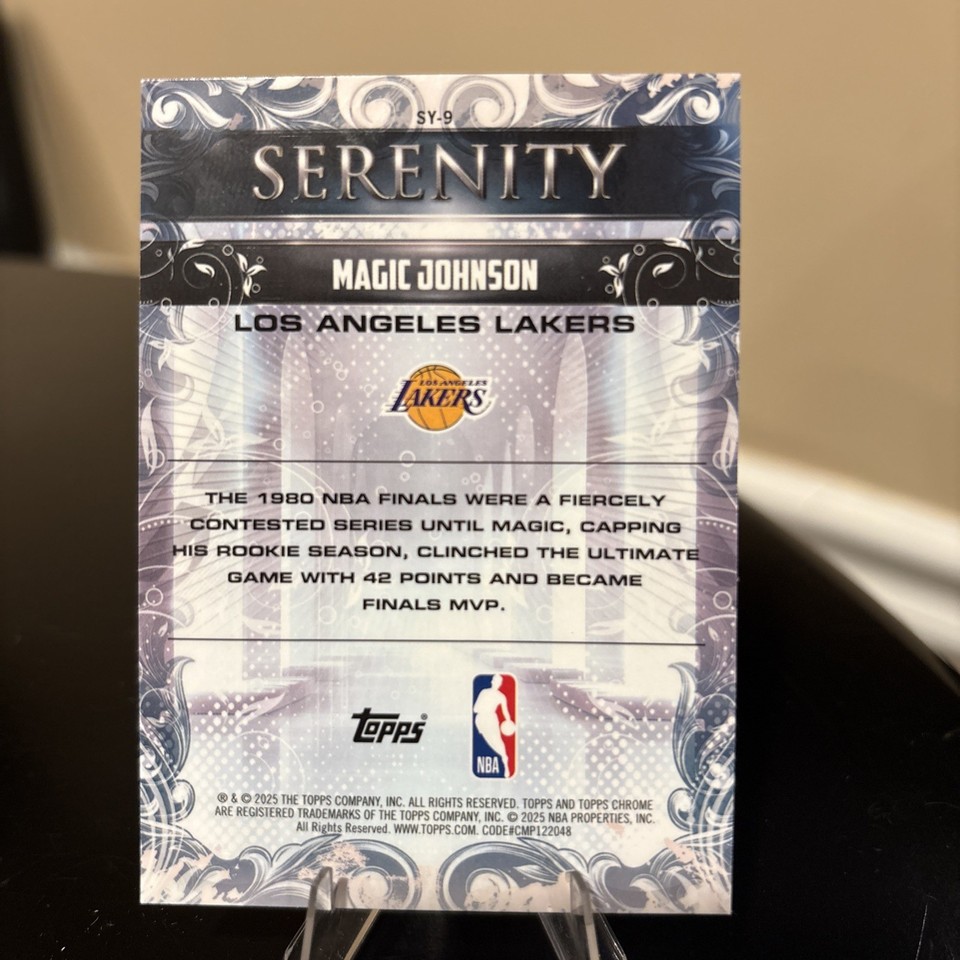 2025-26 Topps Chrome - Serenity #SY-9 Magic Johnson - Los Angeles ...