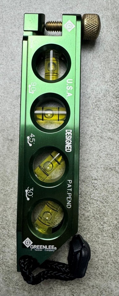 Greenlee L77 Mini Magnetic Bubble Level | eBay
