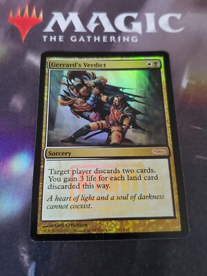 Mtg. Gerrard's Verdict. Foil. FNM 2007 Promos. Nm | eBay