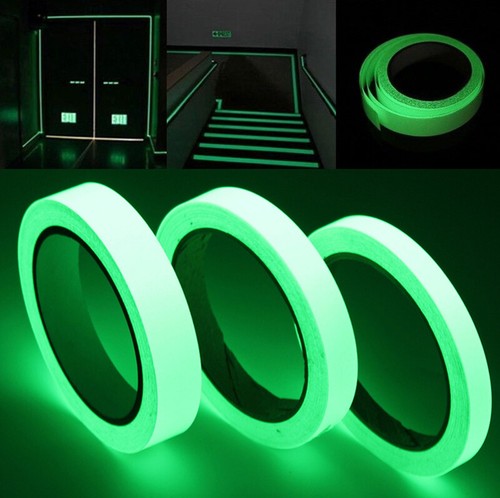 Luminous Fluorescent Tape Night Glow In The Dark Self-adhesive Sticker ...