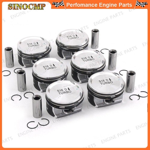 B6304T 3.0L Engine Pistons & Rings Set For Volvo S60 S80 V60 V70 XC60 ...