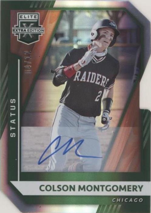 2021 Panini Elite Extra Edition - Colson Montgomery #22 Status ...