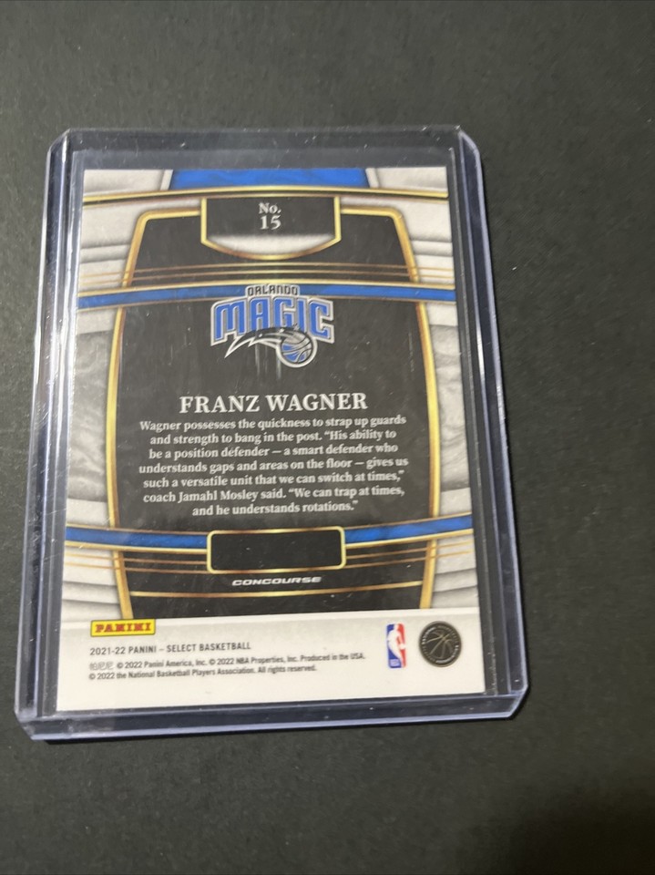 2022 Panini Select Franz Wagner Orlando Magic Rookie Card | eBay