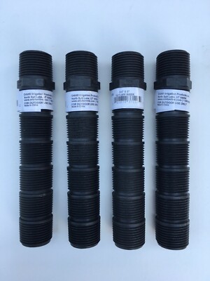Four 3/4 x 3/4 x 6 Cut Off Riser Sprinkler Head 37113 male fitting on ...