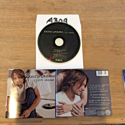 Get Closer by Keith Urban (CD, 2010) No Case No Tracking #A309 | eBay