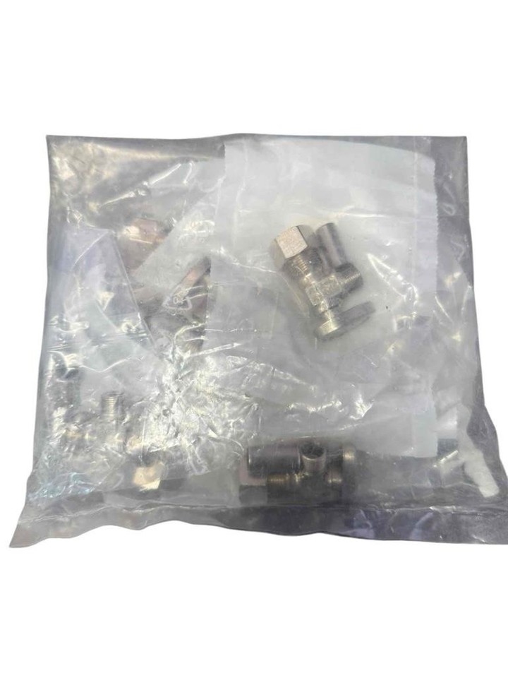 10 Pieces Uponor LF Brass Compression Angle Stop Valve W PEX Stiffener ...