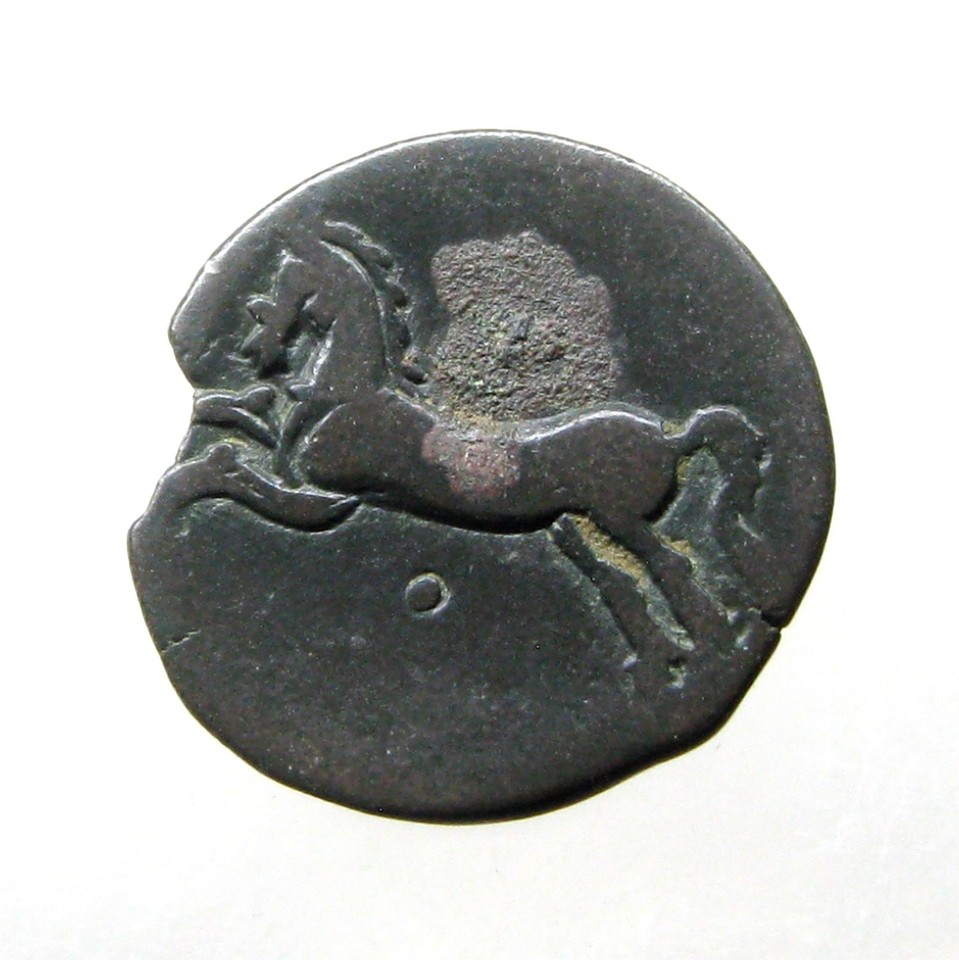 MASSINISSA / MICIPSA NUMIDIA AE26_____Punic Wars______BETRAYED CARTHAGE ...