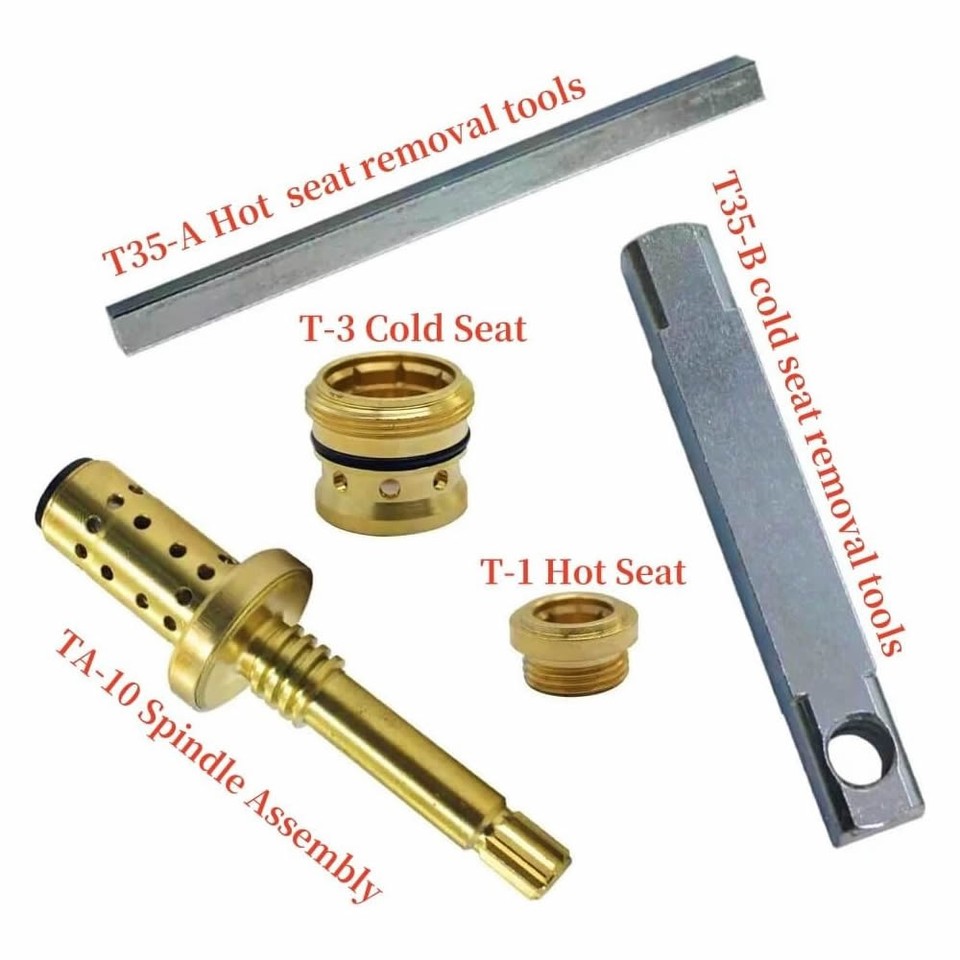 COMPLETE REBUILD KIT FOR SYMMONS TEMPTROL TA10 TA4 T-35 A/B W/ STEM ...