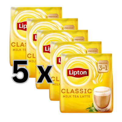 (Pack of 5) Lipton Classic Milk Tea Latte (21g x 12 Sachets) | eBay