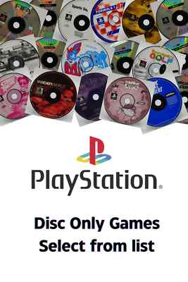 Playstation 1 Games - Disc Only - Choose From List | eBay UK
