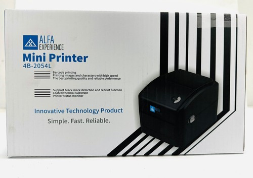 Alfa Experience 4B-2054L Thermal Label Printer, Up to 4x6 High Speed ...