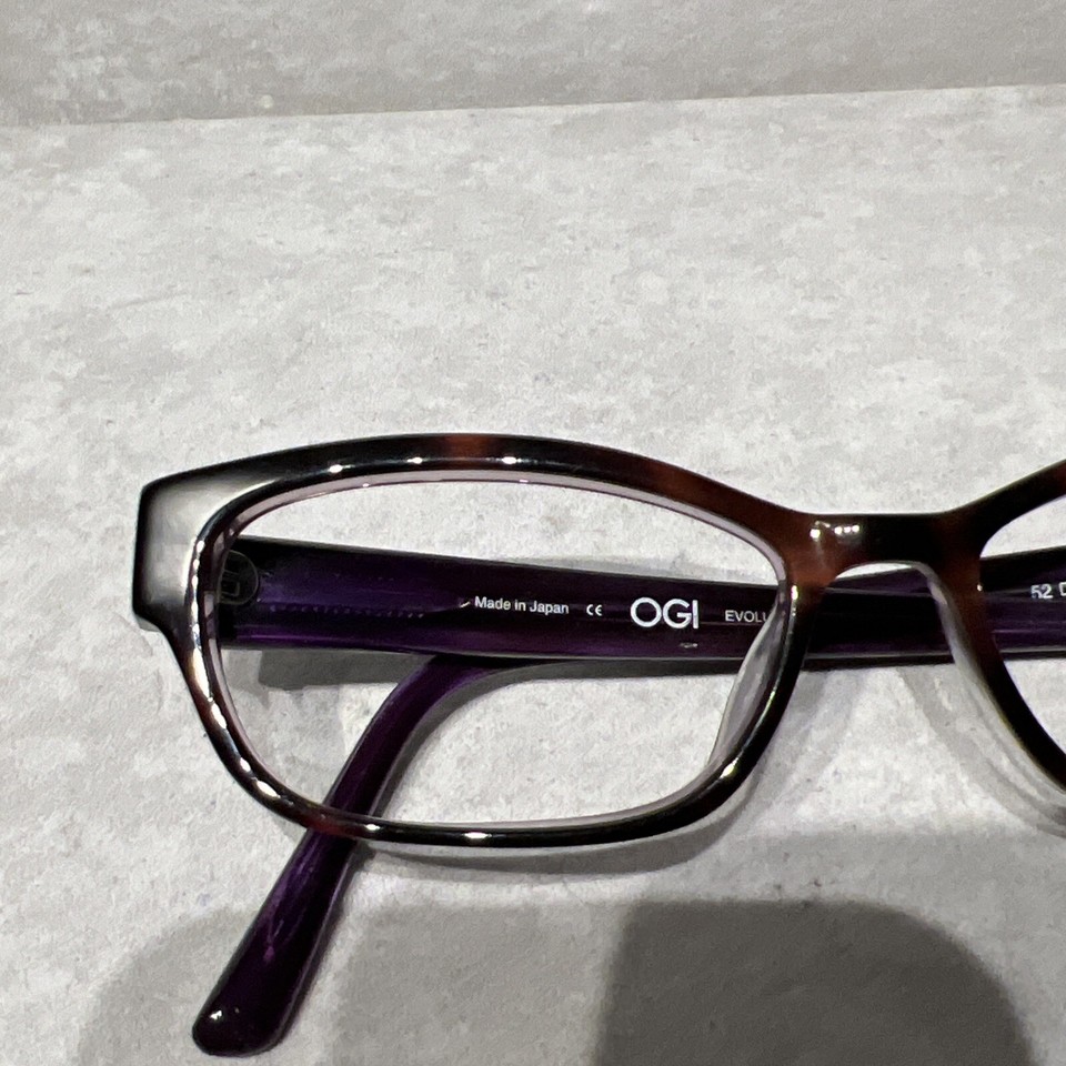 OGI EVOLUTION 3107/410 Frame TORTOISE Purple/red Eyeglasses 52/16/140mm ...