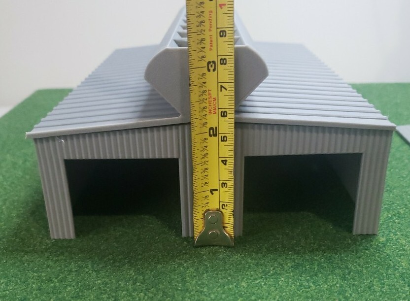 N Scale 1/160 3d Printed Steel Mill Building 2 Pull Thru Doors For ...