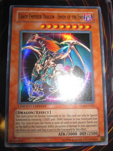 YU-GI-OH UR CHAOS EMPEROR DRAGON ENVOY OF THE END Emissaire ACHEVEMENT ...